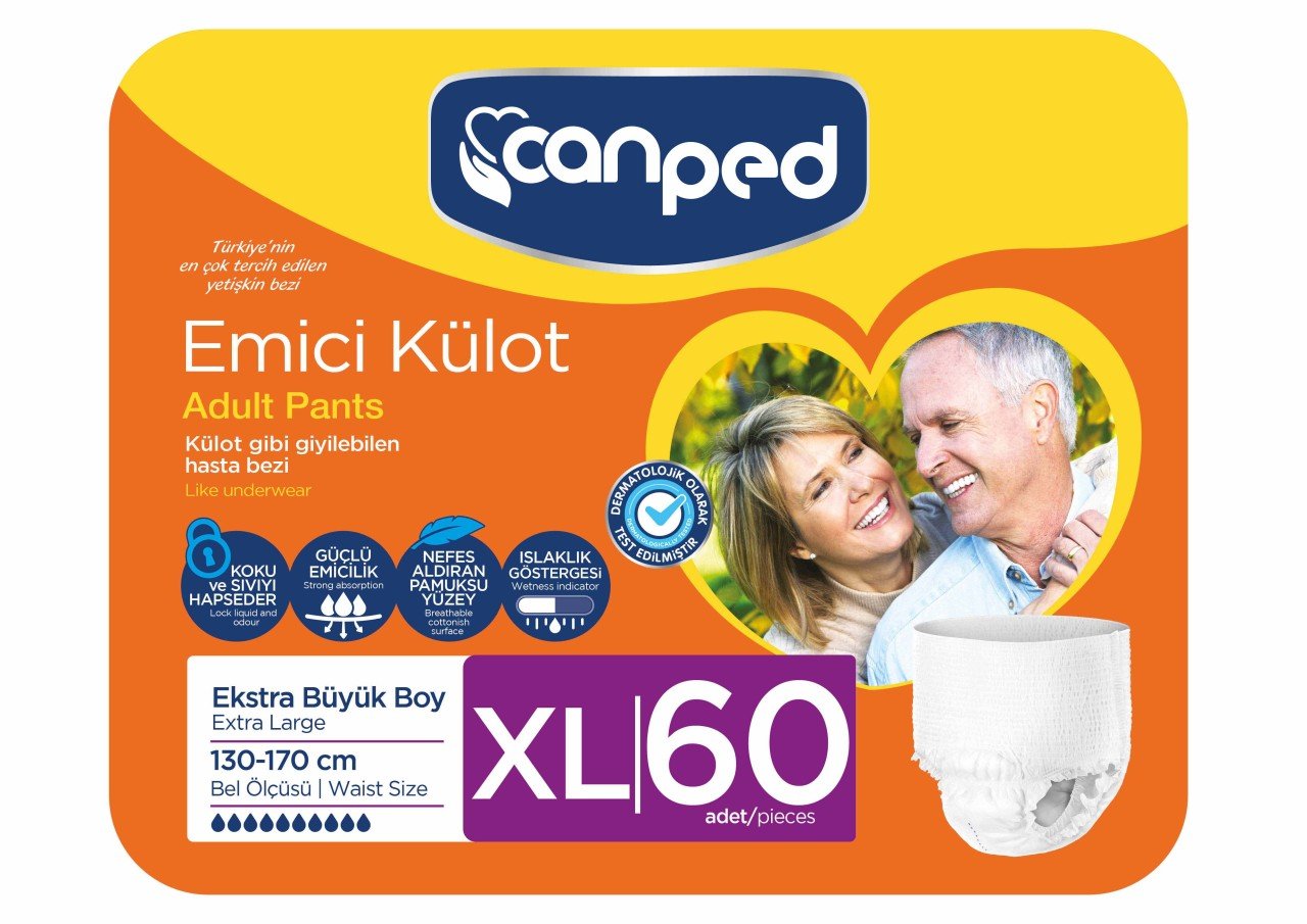 CANPED XL KÜLOTLU HASTA BEZİ